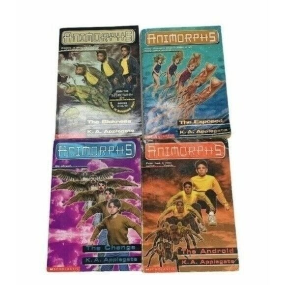 Scholastic | Other | Lot Of 4 Animorphs The Android 13 The Change 27 ...